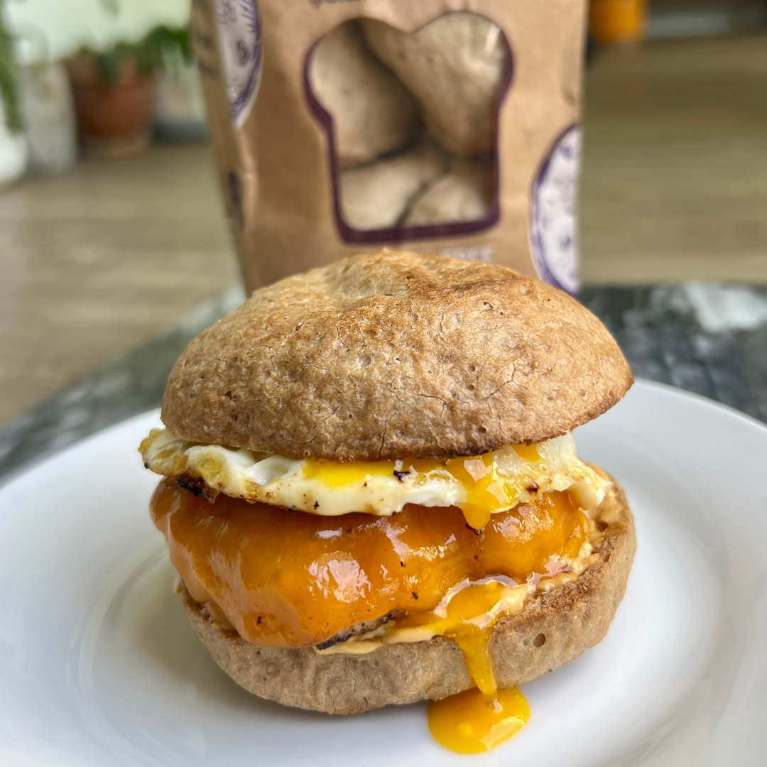 Sausage, Egg & Cheese Breakfast Sandwiches (gluten-free, dairy-free op ...